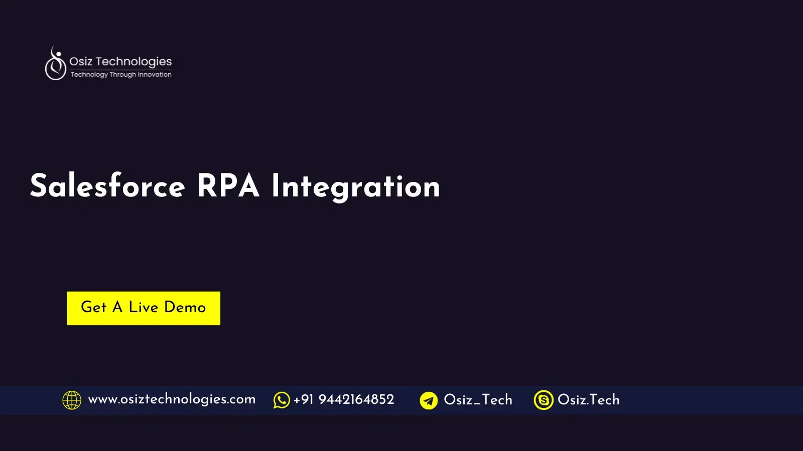 Salesforce RPA Integration | Salesforce Robotic Process Automation ...