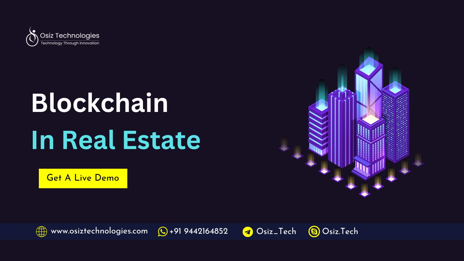 Blockchain in Real Estate | Osiz