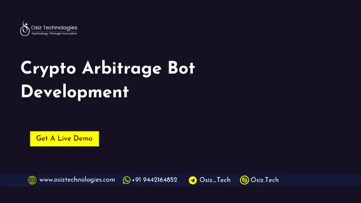 Crypto Arbitrage Trading Bot Development Company | Osiz