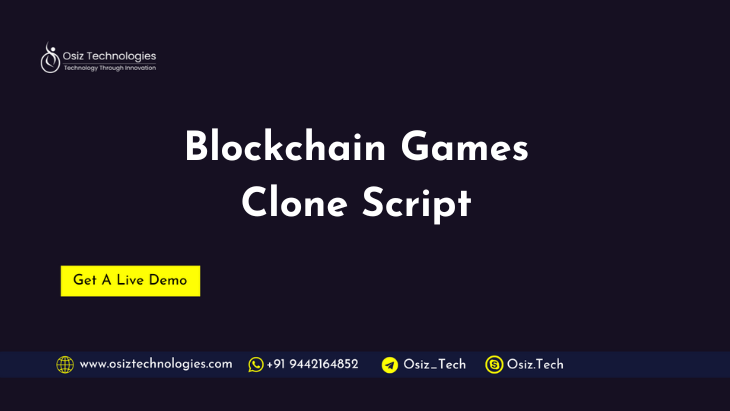 Blockchain Games Clone Script | Whitelabel Blockhain Games Clone Software
